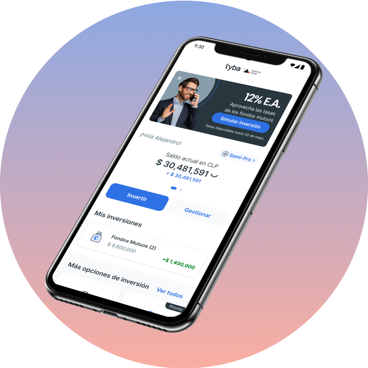 Simulador de fondos mutuos | Calcula rentabilidad | tyba